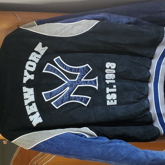 Genuine Merchandise | Jackets & Coats | Yankees New York Mens Suede ...